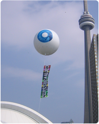 Outdoor Tethered Blimps