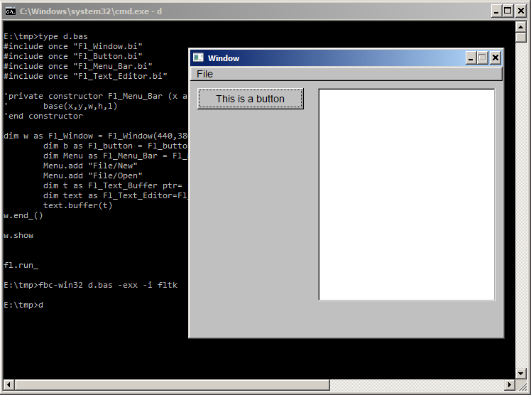 FLTK headers for FreeBasic OOP (no C wrapper) - Page 5 - freebasic.net